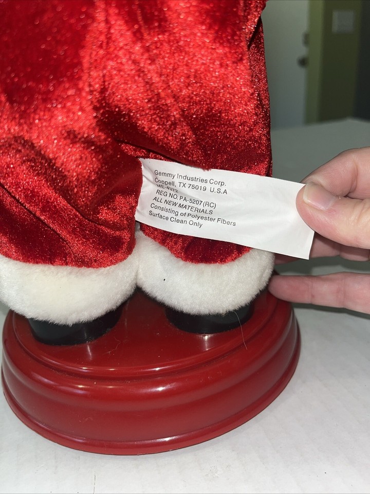 Gemmy Industries Animated Mooning Santa Spins Drops Pants Talk & Laugh ...