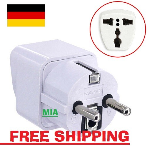 Germany Universal Travel Adapter Charger Converter Power Plug Socket ...