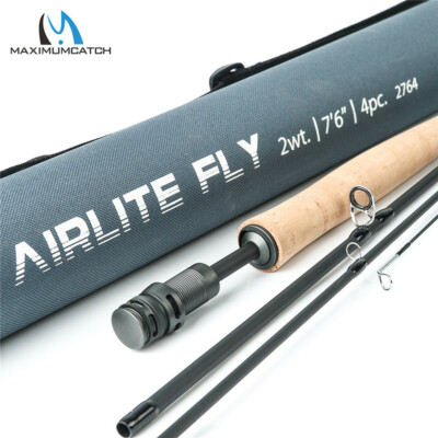 Maxcatch Airlite Fly Fishing Rod 2/3wt Super Light Graphite Carbon ...