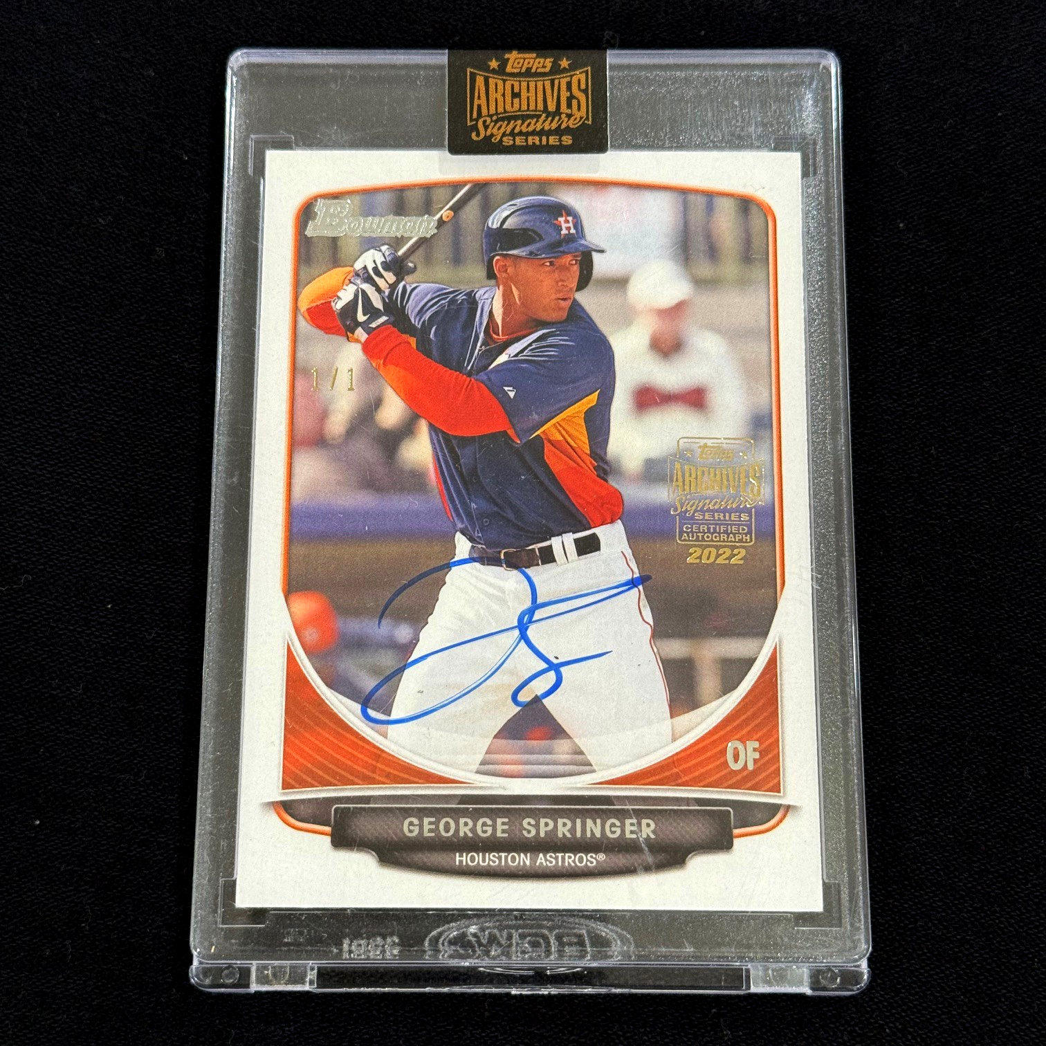 GEORGE SPRINGER 2013 BOWMAN DRAFT ROOKIE TOPPS ARCHIVES AUTO ROOKIE ...