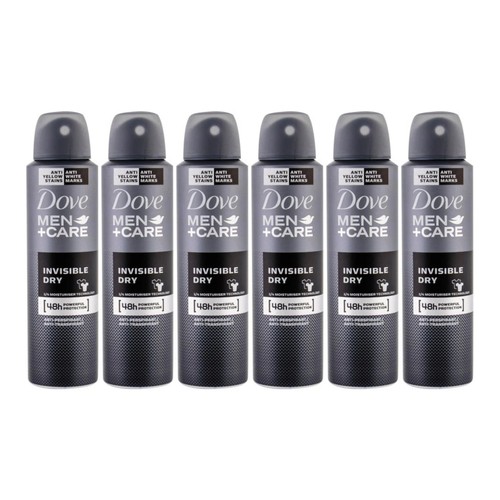 Dove Men+Care Invisible Dry Deodorant Body Spray, 150ml (Pack of 6 ...