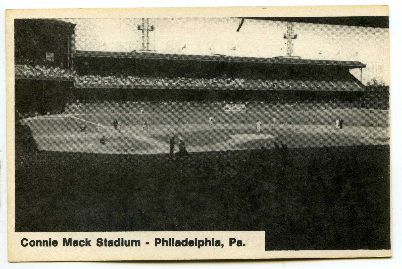 1978 Connie Mack Stadium Philadelphia Athletics Phillies Postcard PC ...