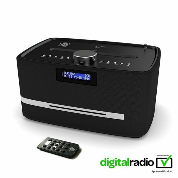 Majority Castle CB3A-CDAB-BLK DAB/DAB+ Digital FM Radio,CD Player ...