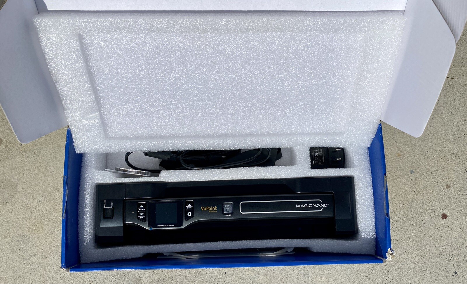 Vupoint Solutions Magic Wand Portable Scanner w/Color LCD Display ...