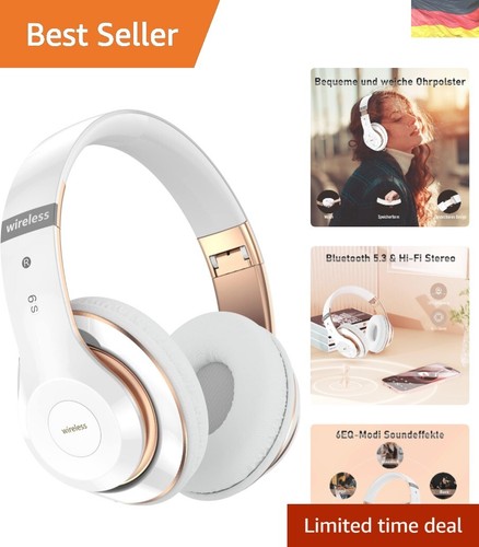 Lankey Sound Kabellose Bluetooth-Kopfhörer Over Ear - 6 EQ-Modi ...