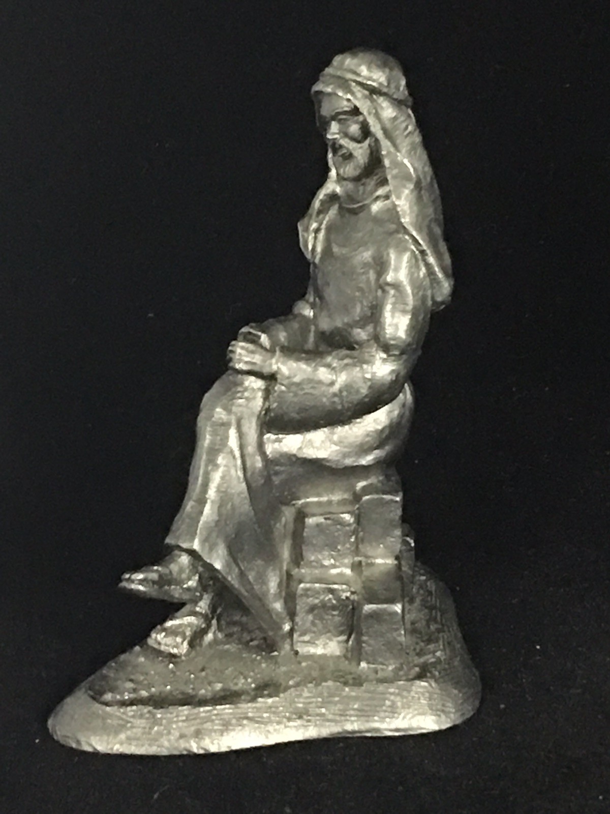 VTG Michael Ricker SAINT ANDREW Pewter Statue - Fishers of Men Jesus 12 ...
