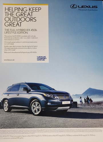 Lexus Magazine Ad Picture Advertisement Original Wall Art Decor | eBay