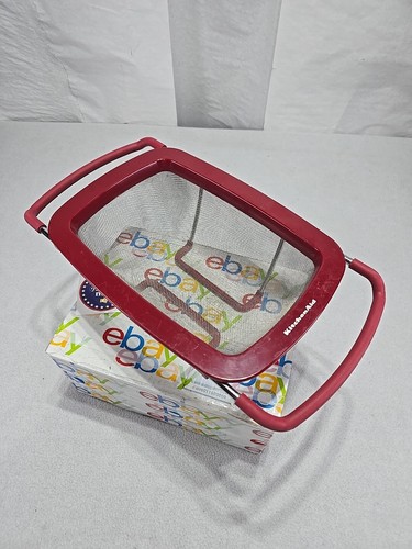 KitchenAid Expandable Colander Strainer Red Over the Sink Stainless ...