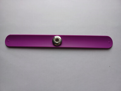 kids slap snap button bracelet - purple | eBay