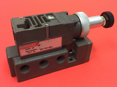 Numatics - P/N: 081RS100J - Solenoid Manifold, Regulator Valve Block | eBay