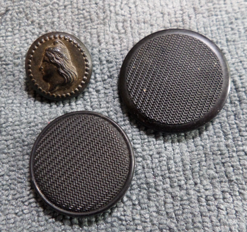 Lot of 3 Vintage Antique Buttons GOODYEAR 1851 | eBay