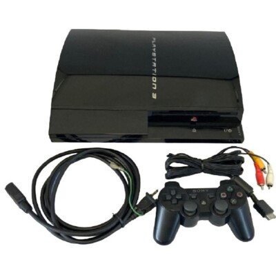 PS3 Clear Black CECHB 20GB PlayStation 3 Set Used Tested From JAPAN | eBay