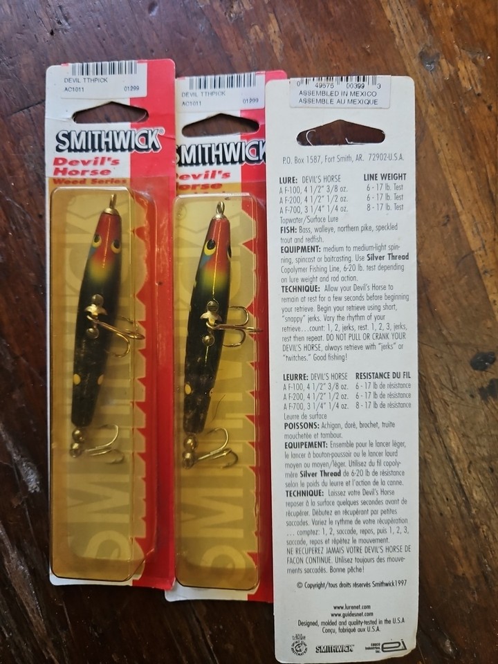 Vintage Smithwick Devils Horse fishing lures | eBay