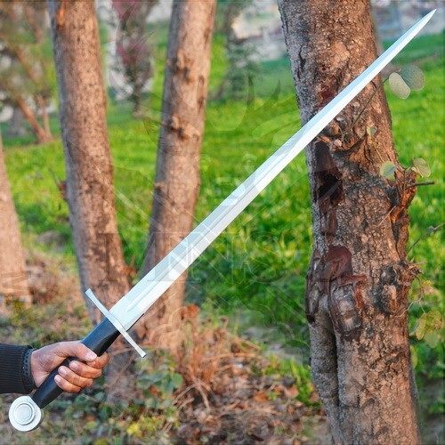 Custom Handmade Battle Ready Knight Bastard Medieval Sword Real Viking ...