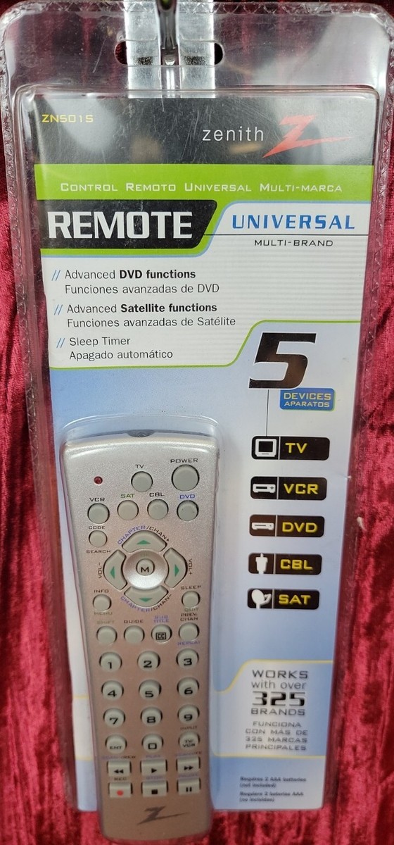 Zenith Tv Remote Control Codes