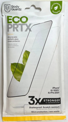 Bodyguardz ECO PRTX Shatterproof Synthetic Screen Protector iPhone 13/ ...