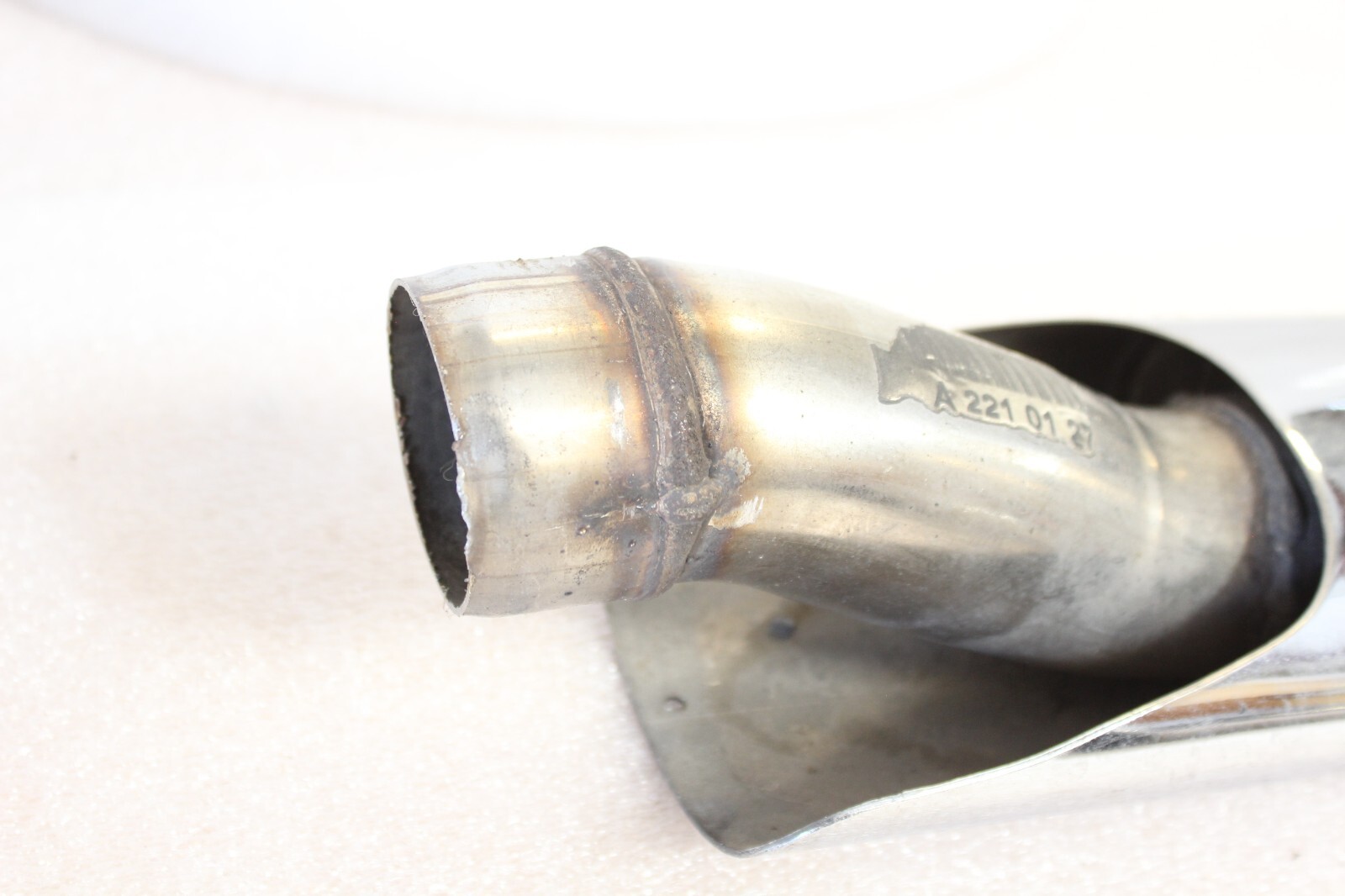 W221 Mercedes Rear Exhaust System Muffler Tail Down Pipe Tip AMG Sport ...