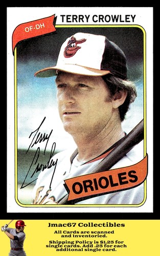 1980 Topps #188 Terry Crowley NM to MT | eBay