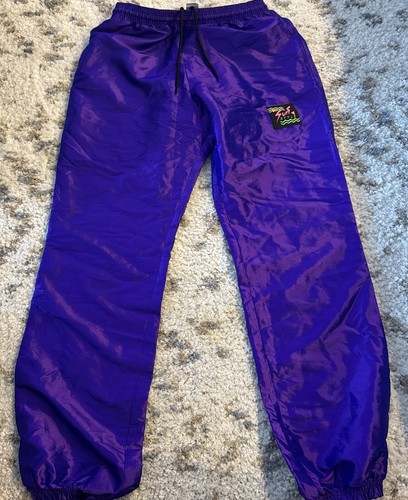 VTG Surf Style vintage 80s Purple Iridescent Beach Jogger Pants Mens ...