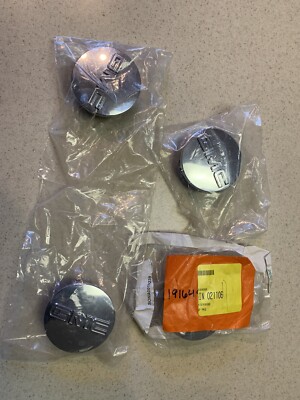 RARE NOS GMC Acadia OEM Center Caps Set Of 4 Part# 9595010 Polished ...