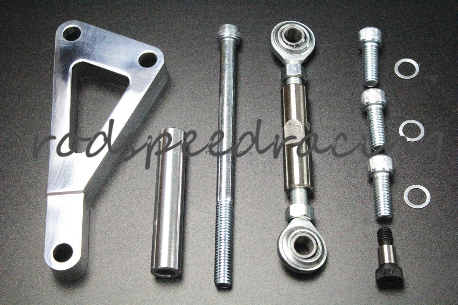 Small Block Chevy Aluminum Pulley & Bracket Kit w Power Steering Long ...