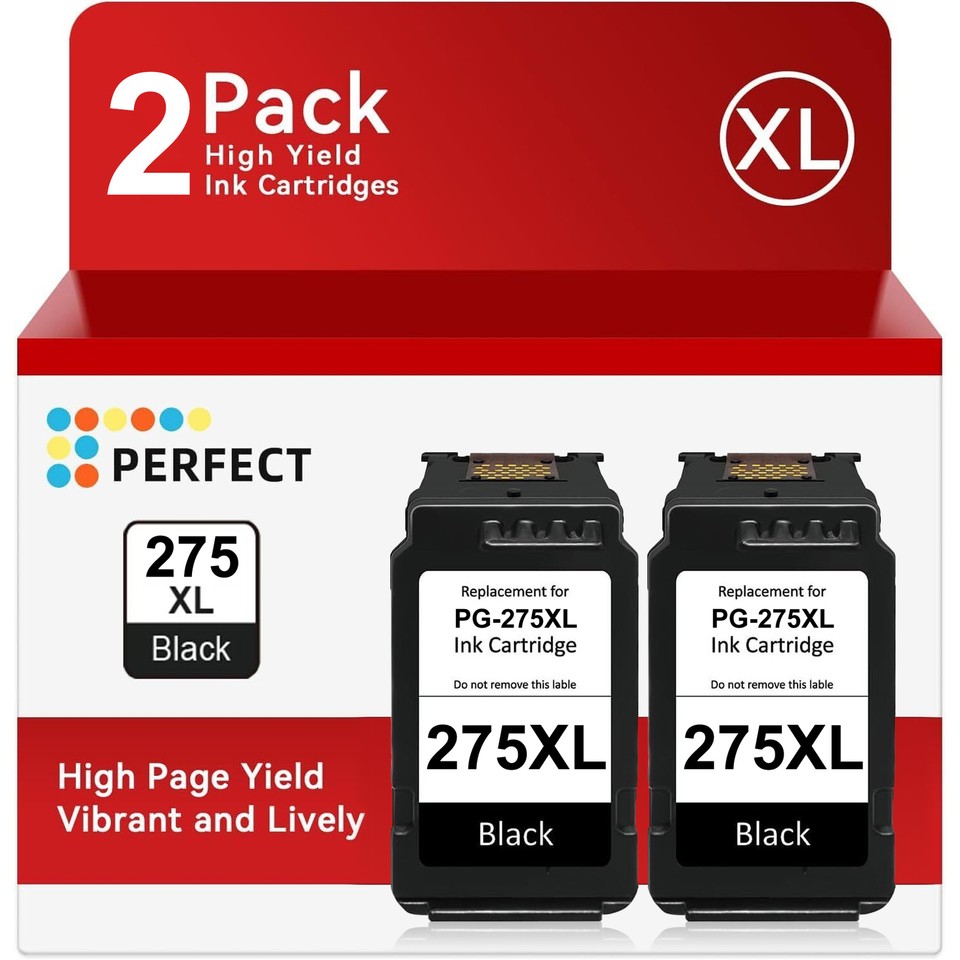PG-275XL CL-276XL Ink Cartridges for Canon Pixma TR4722 TR4700 TS3722 ...
