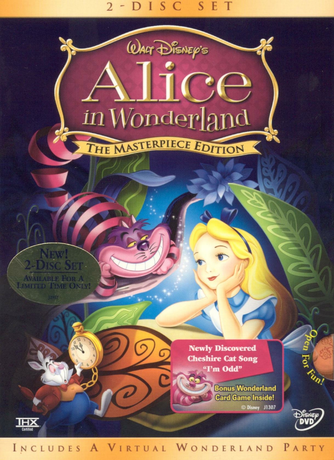 Alice in Wonderland (DVD, 2004, 2-Disc Masterpiece Edition) NEW | eBay