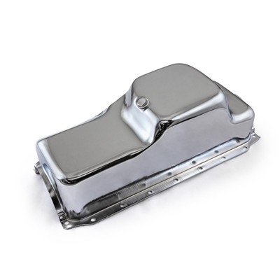 Mopar Chrysler SB 318 340 Chrome Oil Pan | eBay