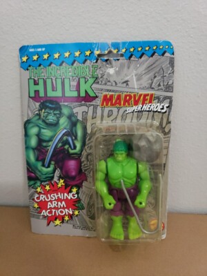 1990 MARVEL INCREDIBLE HULK CRUSHING ARM ACTION TOY BIZ. NIB ...