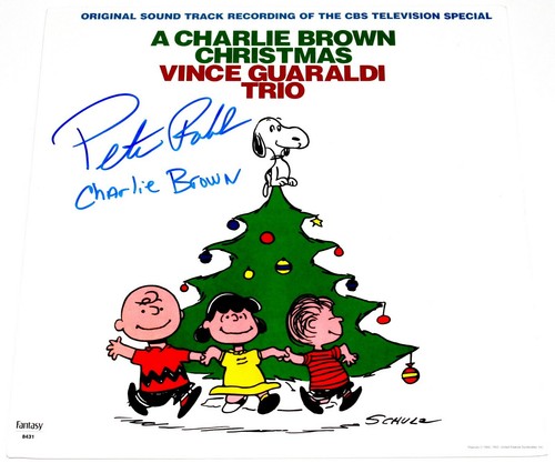 PETER ROBBINS SIGNED 'A CHARLIE BROWN CHRISTMAS' VINYL RECORD LP BAS ...