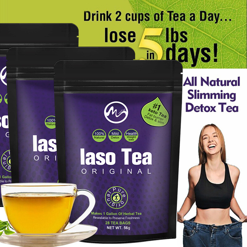 24 Hr Sale -🔥Iaso Tea Original 28 Detox Tea Loose Weight Slimming Tea ...