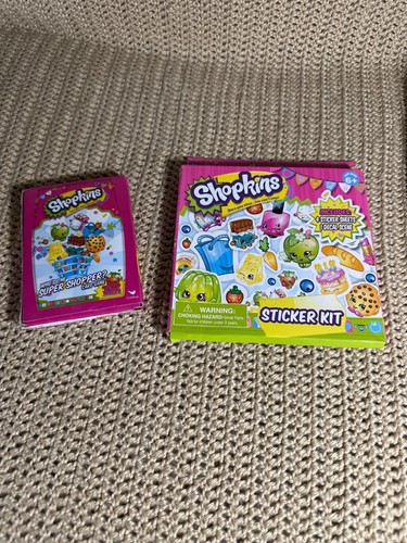 Shopkins Super Shopper Card Game & Sticker Kit Bundle For Kids | eBay