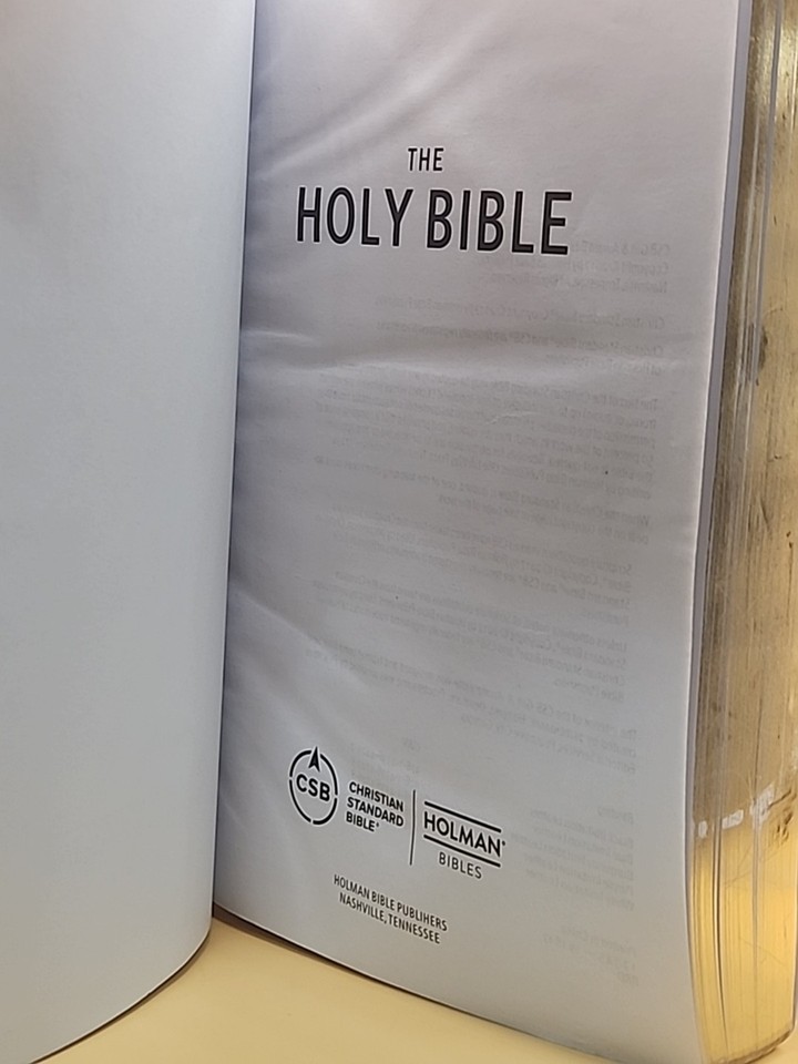 Holy Bible Christian Standard Bible CSB Gift Award Edition Holman Faux ...