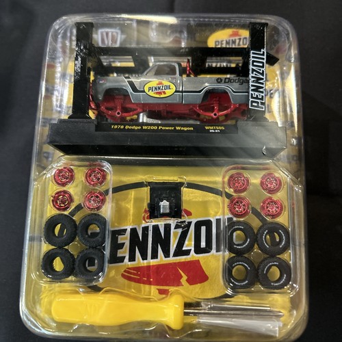 M2 Machines 1978 Dodge W200 Power Wagon Raw Chase Kit Pennzoil 1/250 | eBay