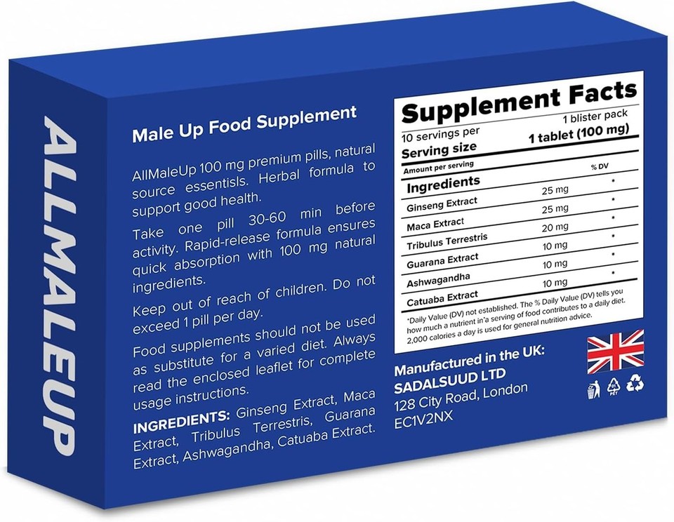 Extra Strong Pills for Men Natural Supplement for Enhanced Performance ...