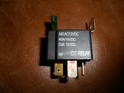 Lot of (5) Five CIT , 4Pin Automotive Car Relay Switch With fuses 40A ...