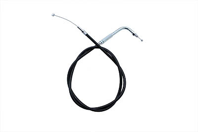 Black Throttle Cable with 90" Elbow Fitting fits Harley Davidson | eBay