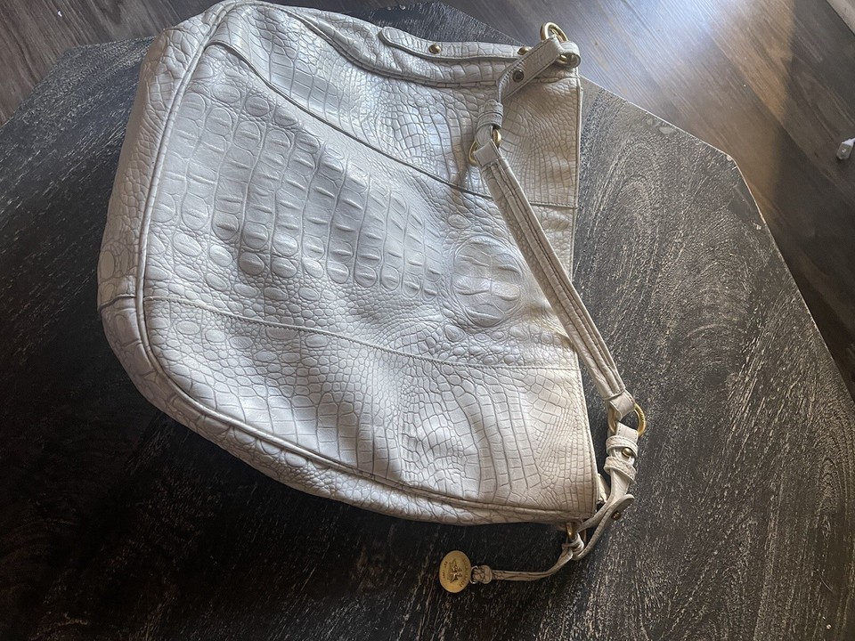 brahmin handbags used preowned White Large | eBay