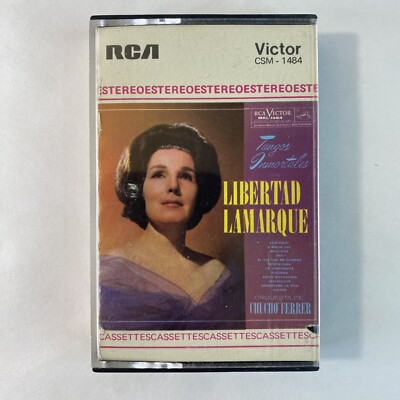 Tangos Inmortales by Libertad Lamarque (Cassette, RCA) Victor CSM-1484 ...