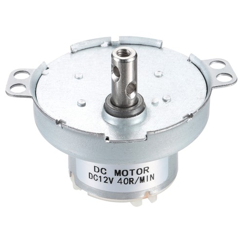 Slow Speed Motor JS-50T Electric Motor Brushed Gear Motor, 12V DC 40RPM ...