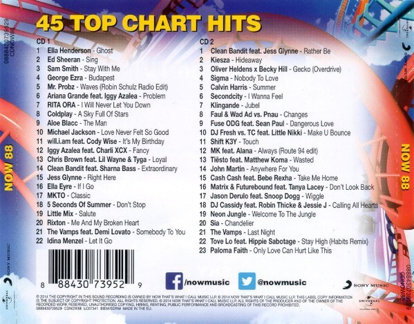 Now That's What I Call Music! 88 by Various Artists (CD, 2014) for sale ...