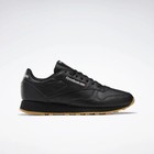 Reebok GY0954 Classic Leather Trainers Black/Gum - 80s 90s Retro Unisex ...