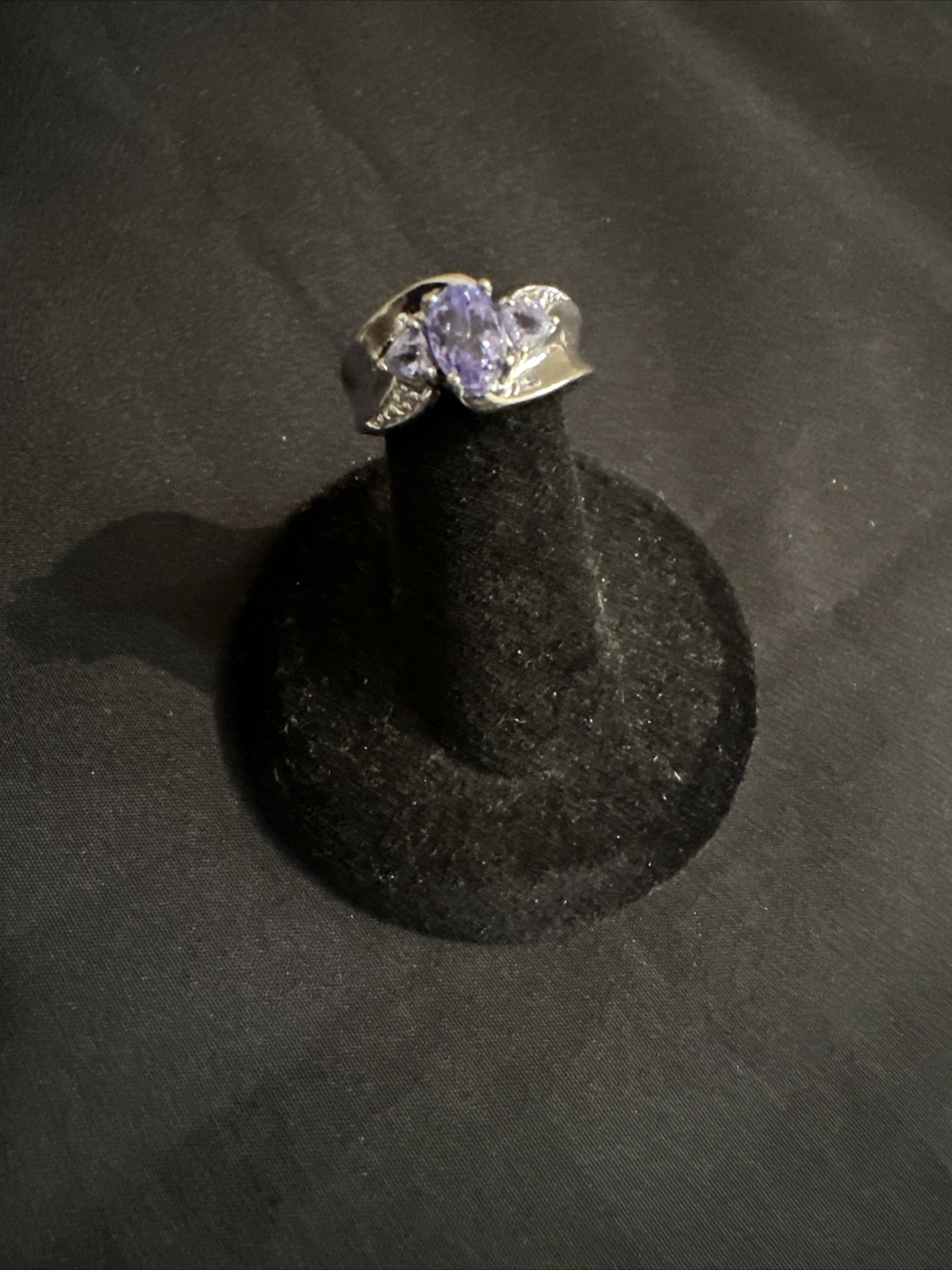 Beautiful 14k Solid WG Ring Tanzanite And Diamonds Size 6 | eBay