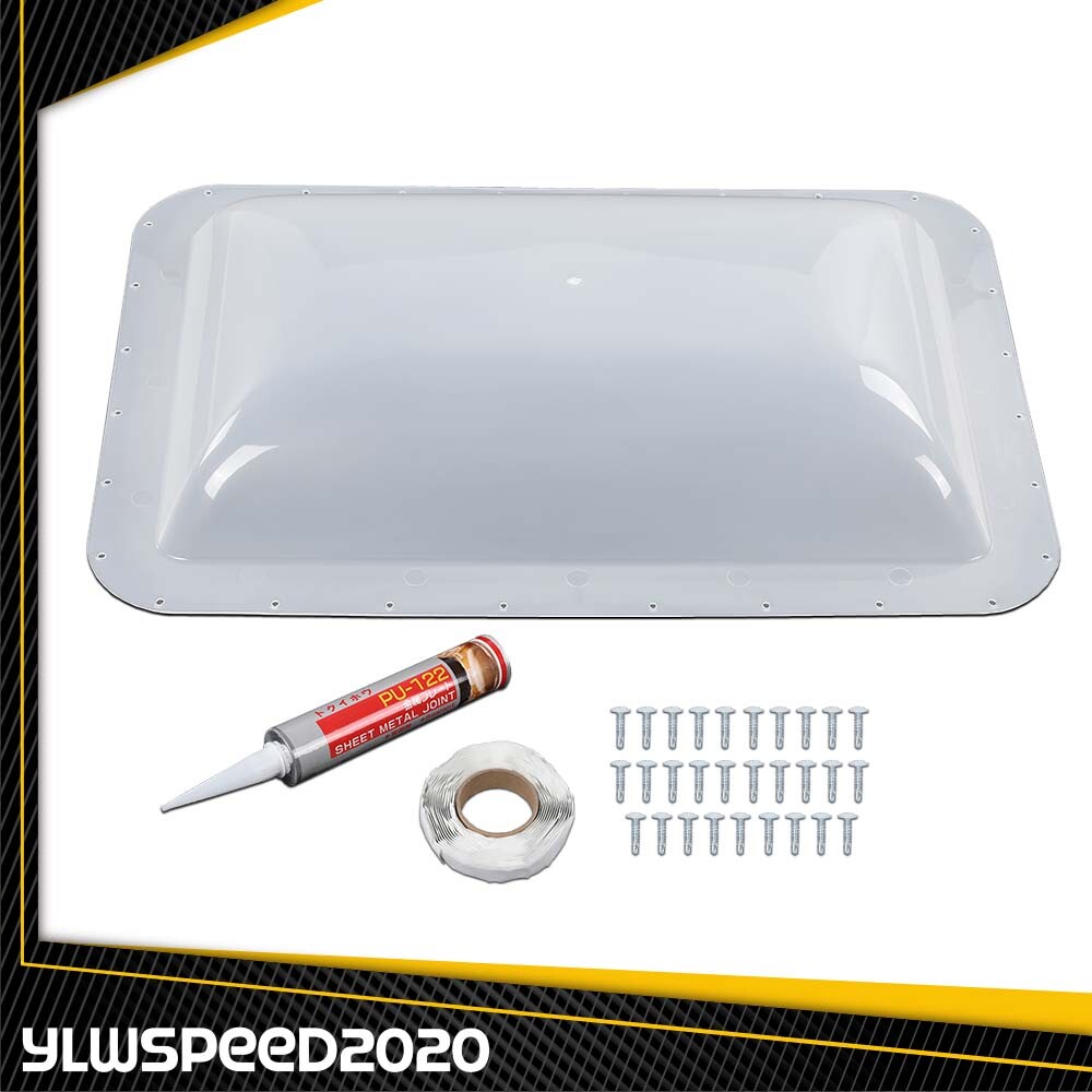 RV Skylight Cover Exterior Semi-Transparent Camper Skylight 17.8" X 25. ...