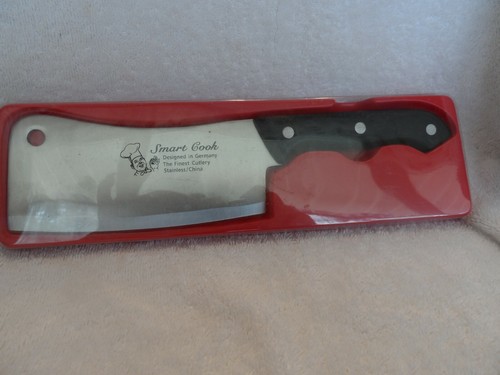 Smart Cook 6" Blade Finest Cut Cooks Cleaver Chopper Stainless Knife ...