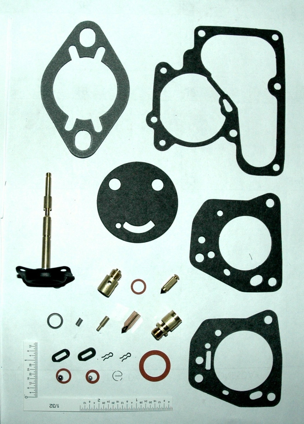1937-62 CARB KIT CARTER MODEL YF 1BARREL CHEVROLET/GMC TRUCK 6 CYLINDER ...