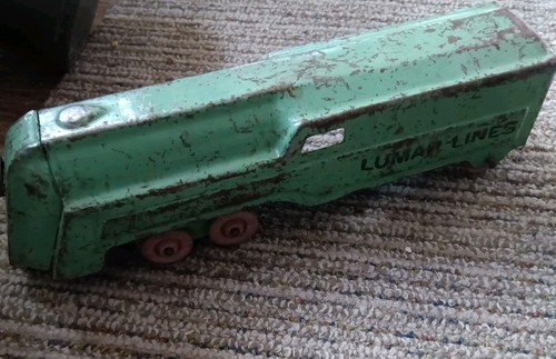 Marx Lumar Lines Steam Engine Floor Toy from 1940s - EASTER COLORS RARE ...