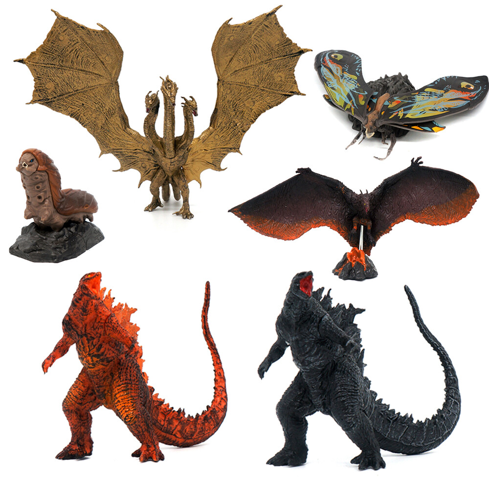 Godzilla 2 A Historia De Mothra Rodan E Ghidorah 10pcs Godzilla King
