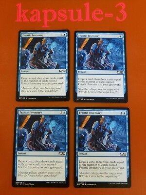 4x Frantic Inventory | M21 Core Set 2021 | MTG Magic Cards | eBay