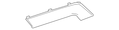 GM OEM 14-18 Sierra 1500 Front Door Interior Trim-Trim Molding 84295681 ...